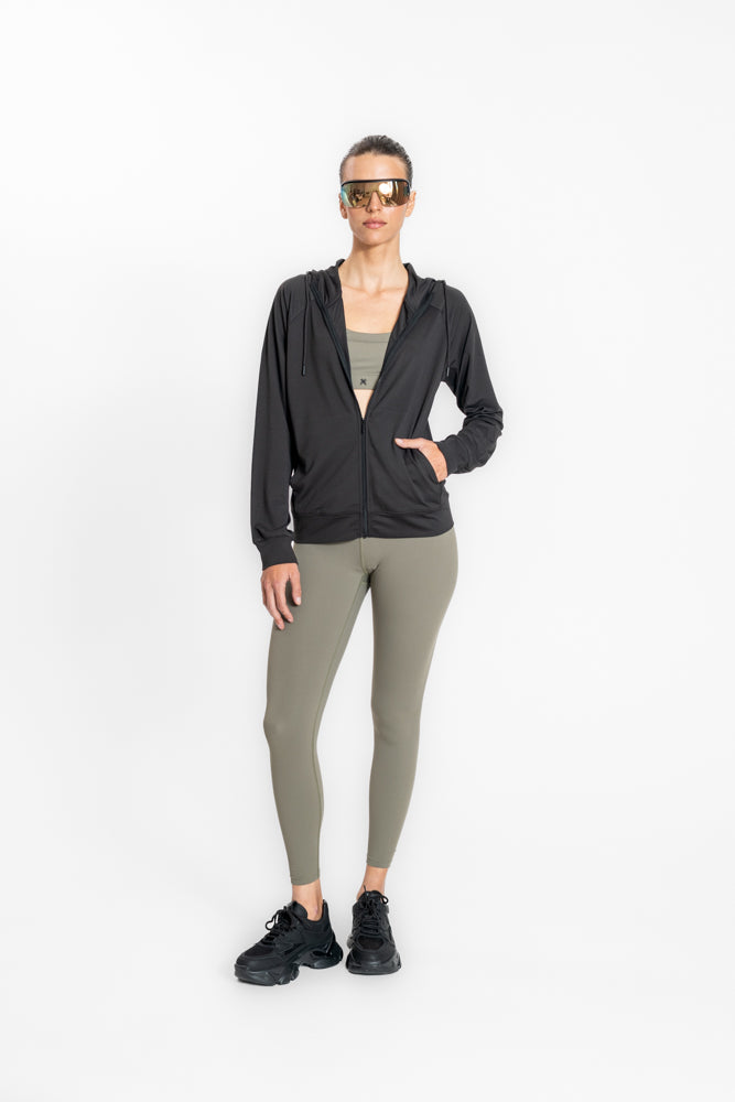 סווטשירט לנשים Raglan בצבע שחור KENNETH COLE – MASHBIR//365